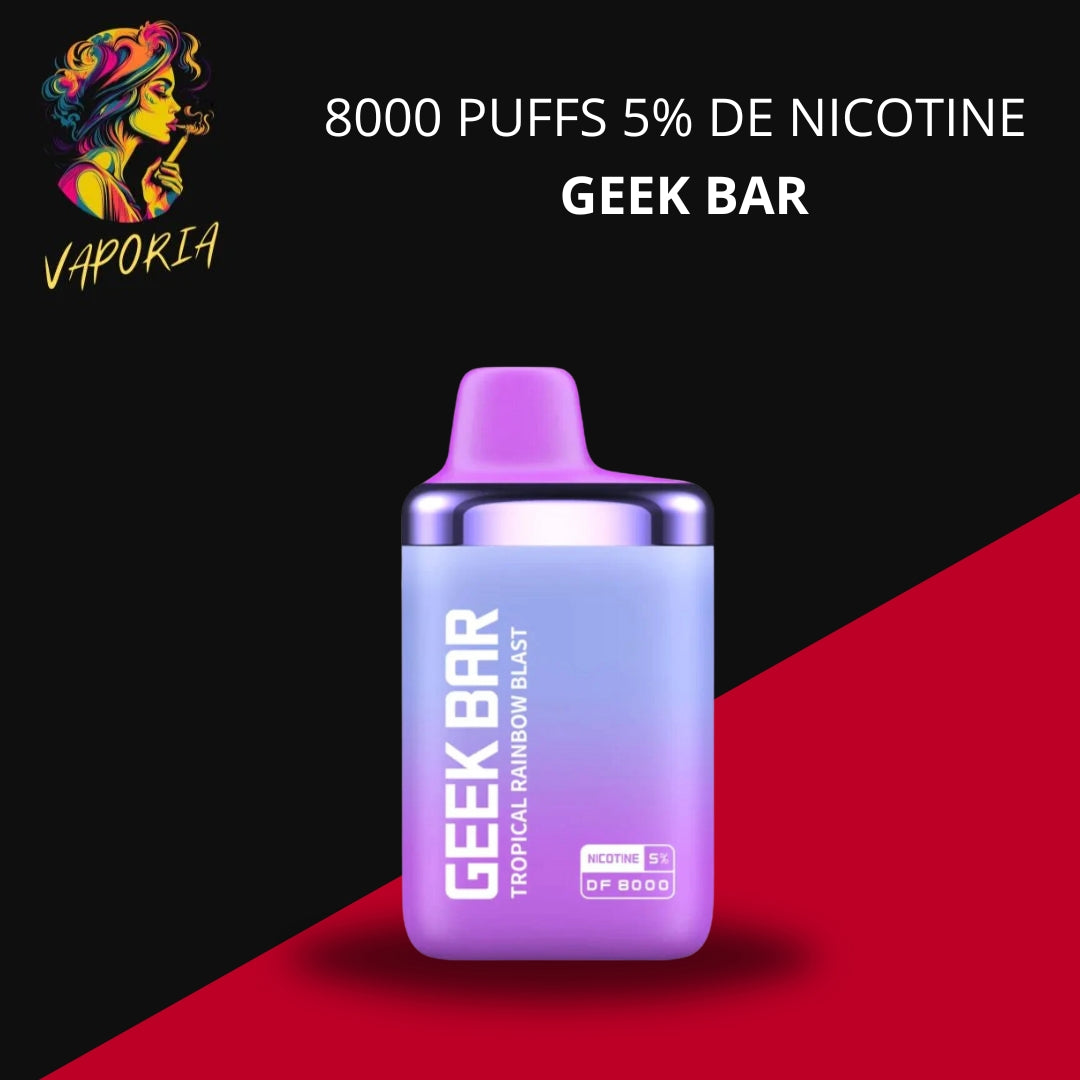 Cigarette Jetable - Geek Bar 5% 8000 Puffs – Vaporia